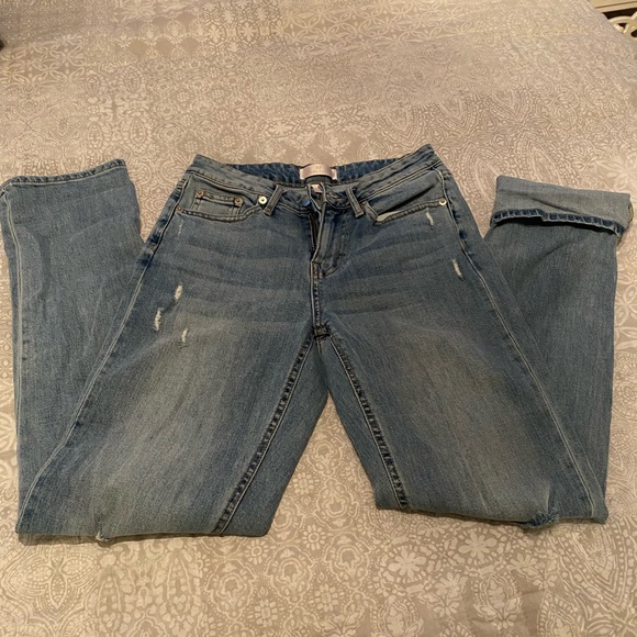 Rachel Parcell | Jeans | Rp High Rise Girlfriend Destroy Jeans | Poshmark